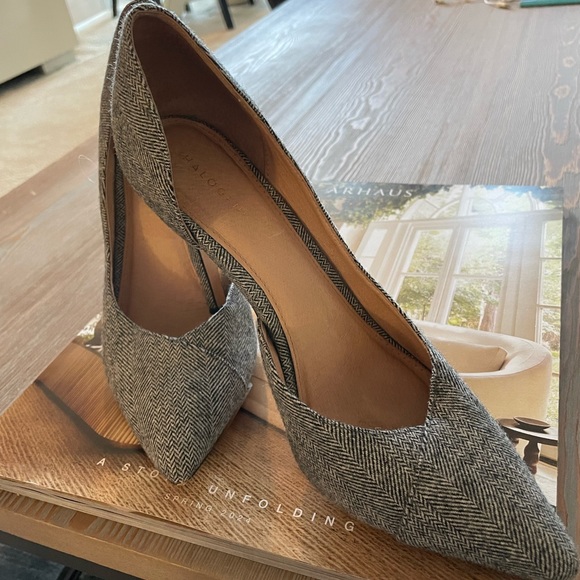 Halogen | Shoes | Halogen Tweed Heels Delman Cut | Poshmark